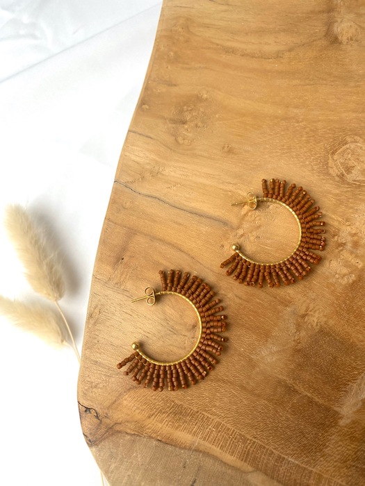 Boucles WAPI Camel :: Monpetitatelier-shop